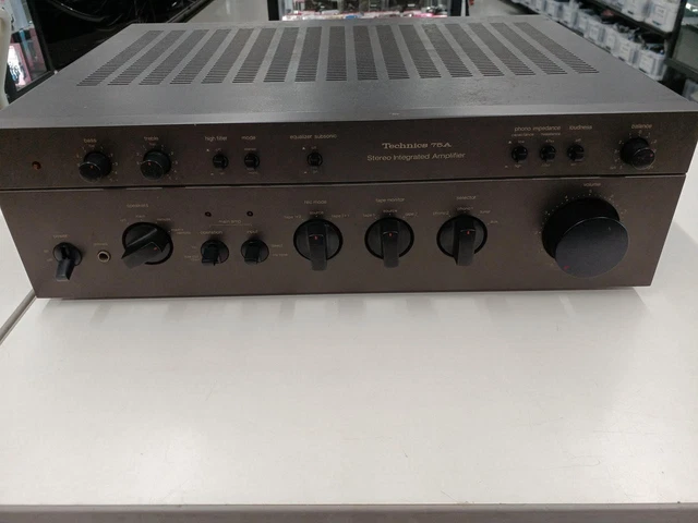 AMPLIFICATEUR INTÉGRÉ TECHNICS SU-8075 Vintage Hi-Fi Japan Stereo Unit ...