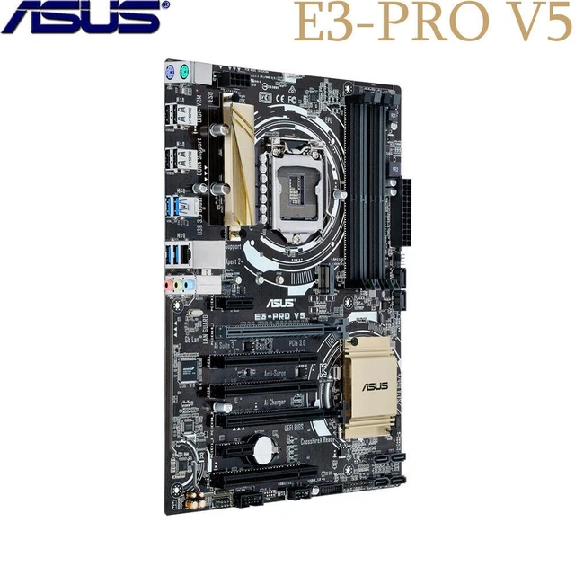 ASUS E3-PRO V5 Motherboard For Xeon E3-V5/V6 Intel C232 DDR4 ATX LGA1151 £137.69 - PicClick UK