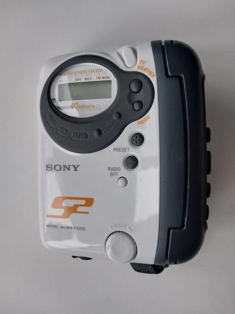 VINTAGE SONY S2 Walkman Model # WM FS222 Very Clean, Works £44.45 ...