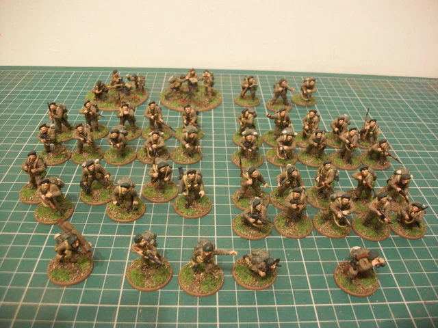 PAINTED 28MM WW2 Bolt Action British Commando 1000 points Army ...