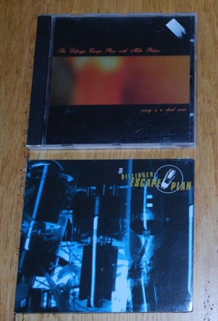 RARE PACK 2 CD DILLINGER ESCAPE PLAN "Irony Is a Dead Scene" + "s/t ...