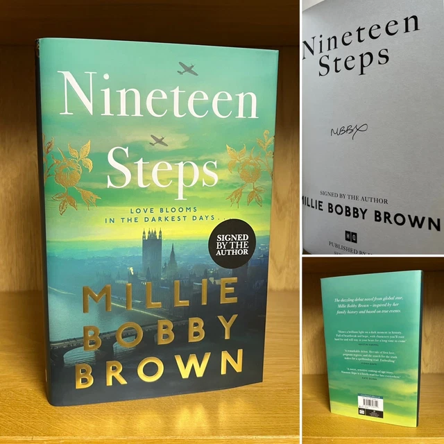 NINETEEN STEPS - Millie Bobby Brown (Stranger Things) **SIGNED UK 1st ...