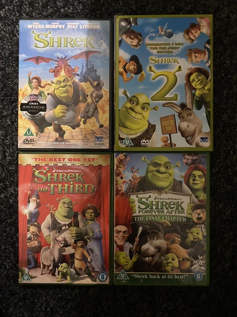 SHREK DVD COLLECTION £3.00 - PicClick UK