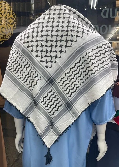 100% COTTON PALESTINIAN Inspired Shemagh/Freedom Keffiyeh Head Wrap ...