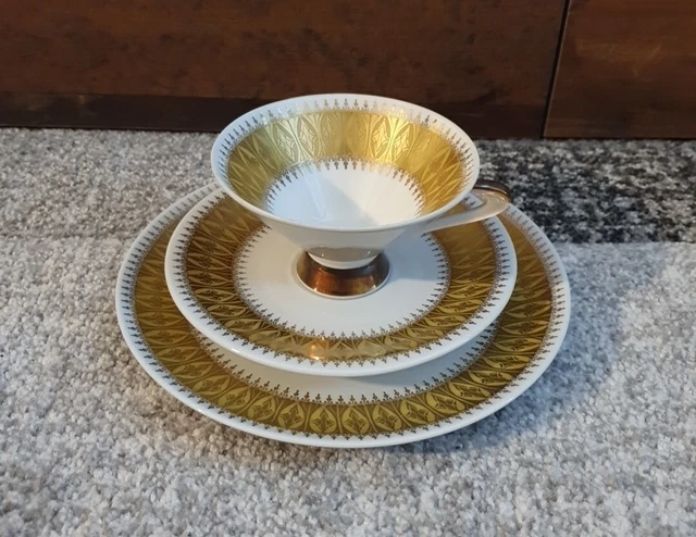 SAMMELTASSE SAMMELGEDECK PORZELLAN Winterling Schwarzenbach Bavaria EUR ...