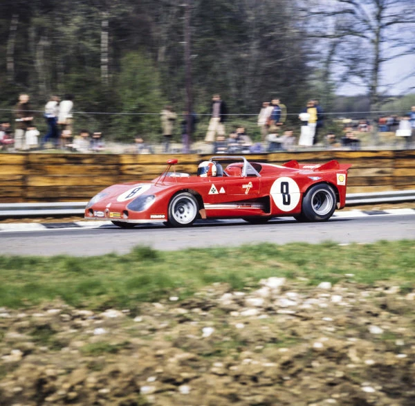 PETER REVSON ROLF Stommelen Autodelta SpA Alfa Romeo T33 TT 3 1972 Old ...