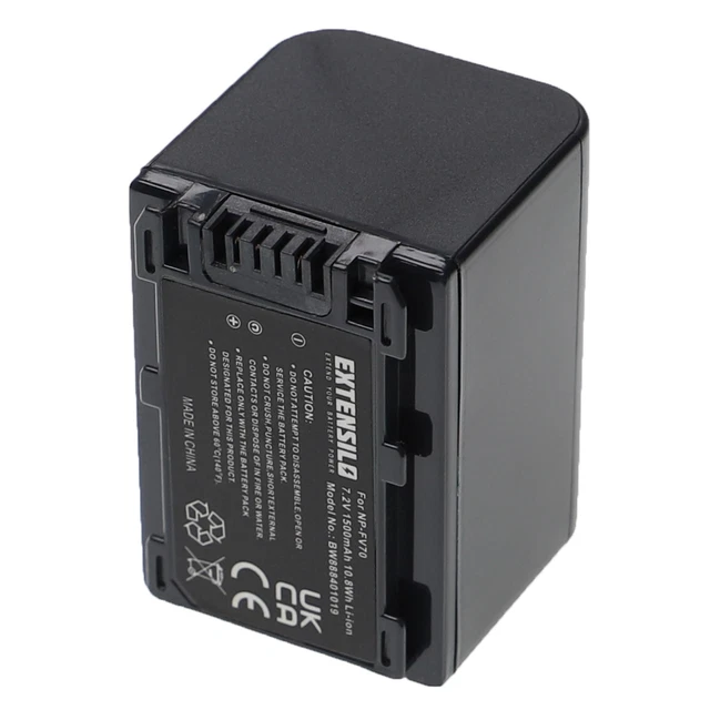 BATTERIA PER SONY HDR-CX350E HDR-CX350VE HDR-CX350VET HDR-CX350V ...