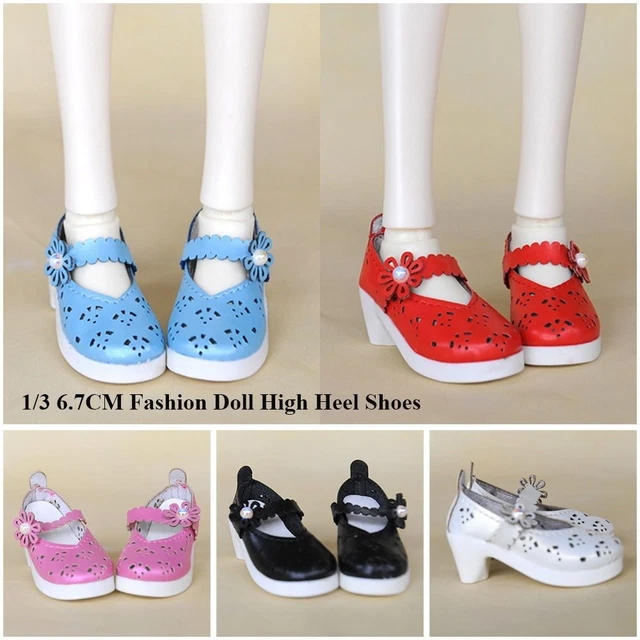 5 COLORS DIFFERENTS Color Fabric Shoes 60cm Doll Shoes Play House ...