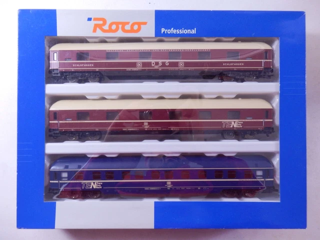 »ROCO 44132 H0 Ac · Schlafwagen Set Der Ten/Dsg 3-Teilig · Ovp« EUR 31 ...