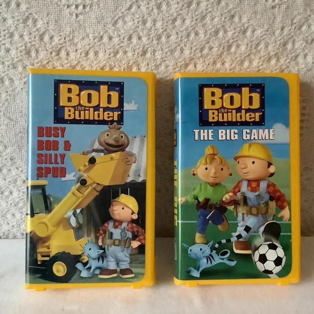 &2 BOB THE Builder VHS-Bänder - ""Busy Bob and Dilly Spud"" und ""The ...