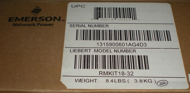 LIEBERT EMERSON NETWORK Power Rmkit18-32 Slide Kits For Gxt2 Models New ...