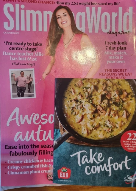 SLIMMING WORLD MAGAZINE October 2025 & SW Comfort Food Recipe Booklet £4.37 - PicClick UK