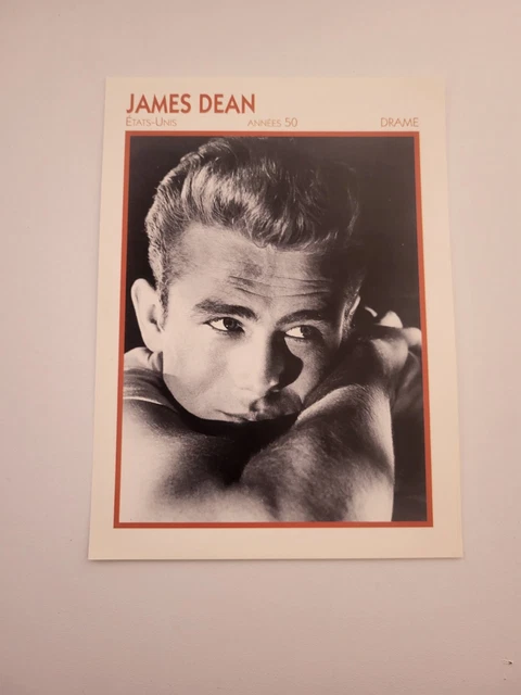 JAMES DEAN - Carte Fiche Cinema Portrait De Star EUR 2,40 - PicClick FR