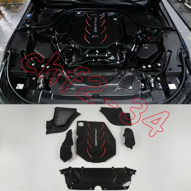 2025-2026 DRY CARBON Fiber Car Engine Cover Protector For BMW M5 G90 ...
