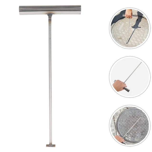 MANHOLE HOOK MULTI-USE Roll Up Door Hook Roller Door Hook Manhole Lid ...
