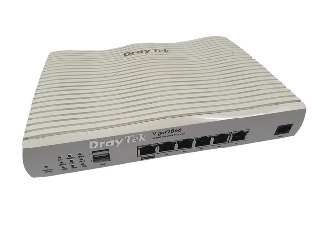 DRAYTEK VIGOR 2866 VDSL/G. router veloce ed Ethernet con alimentatore ...