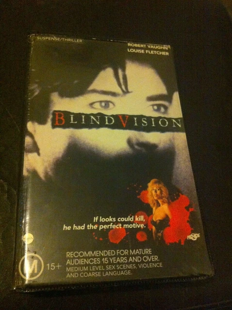 BLIND VISION VHS no DVD ex-rental video tape Robert Vaughn Louise ...