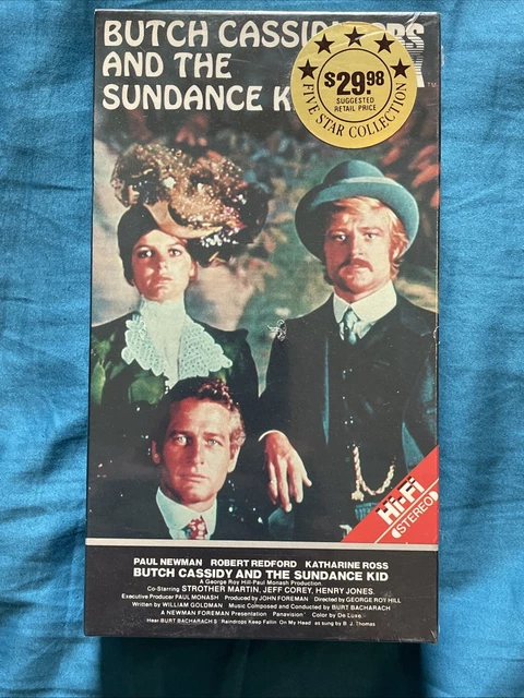 BUTCH CASSIDY AND The Sundance Kid VHS NEW and Sealed CBS fox Watermark ...