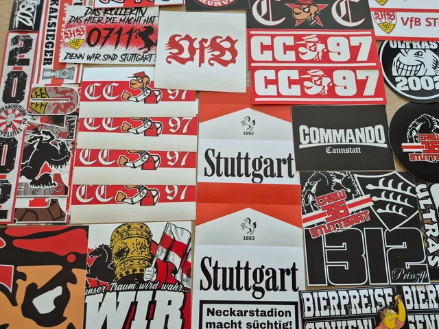 ULTRAS VFB STUTTGART Cannstatter Kurve Aufkleber Sammlung CC97 Kleber ...