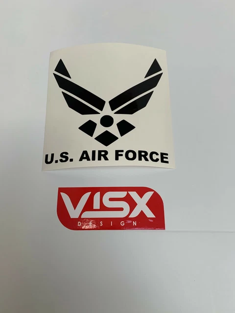 US AIR FORCE Decal Military Vinyl Sticker Car Window Wall Veteran ...