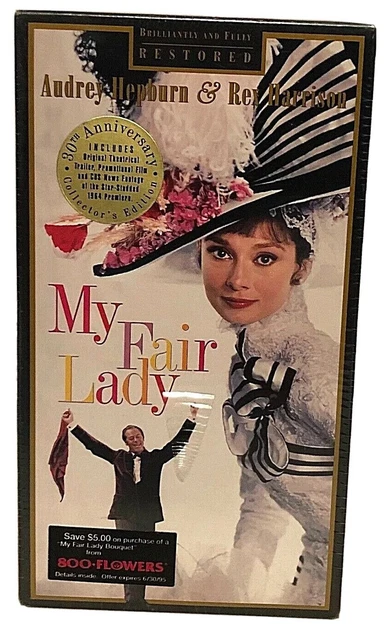 MY FAIR LADY 2 VHS Set 30th Anniversary Audrey Hepburn NEW Factory ...