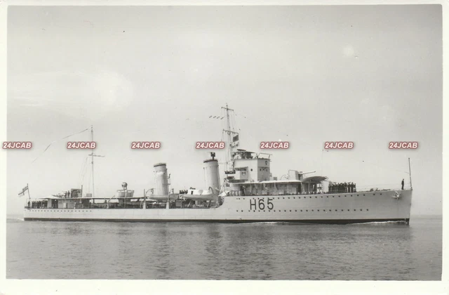ORIGINAL ROYAL NAVY Photograph. HMS "Brazen" Destroyer. Venice. Sunk ...