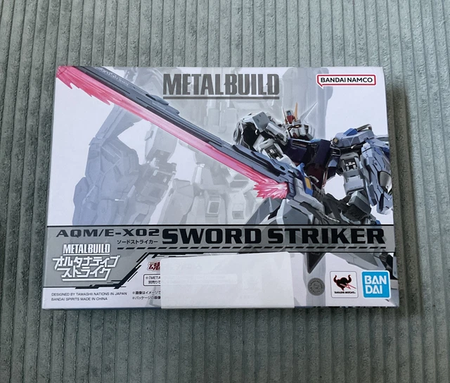 BANDAI METAL BUILD AQM/E-X02 Sword Striker Gundam SEED Actionfigur Japan Neu EUR 45,00 - PicClick DE