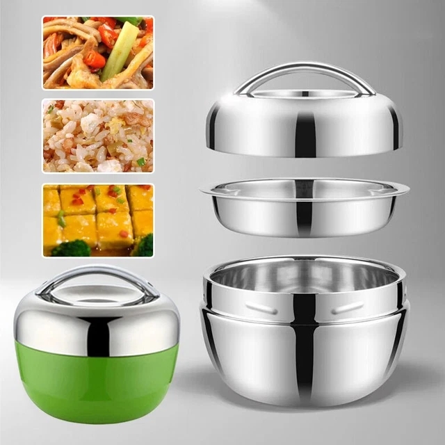 FOOD CONTAINERS INSULATION Bowl Bento Box Lunch Box Heat Retaining ...