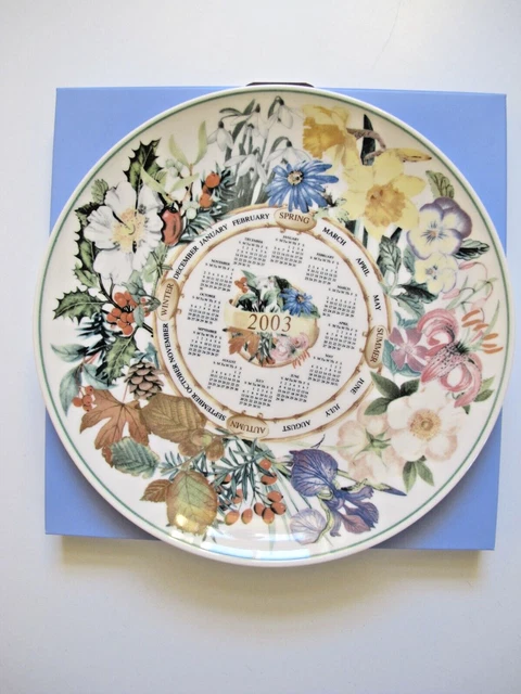 WEDGWOOD CALENDAR PLATE 2003 New In Box £4.50 - PicClick UK