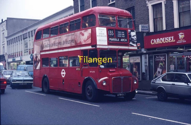 ORIGINAL BUS COLOUR SLIDE London Buses RM1278 on route 135 £6.50 ...