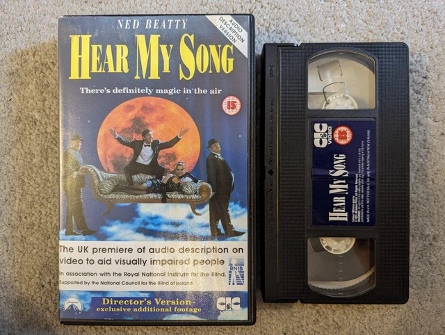 HEAR MY SONG VHS Video Big Box Ex Rental CIC Audio Description Version ...