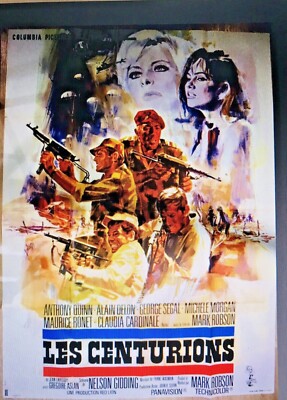 AFFICHE ORIGINALE DU film ´Les Centurions ´ Alain Delon Claudia ...