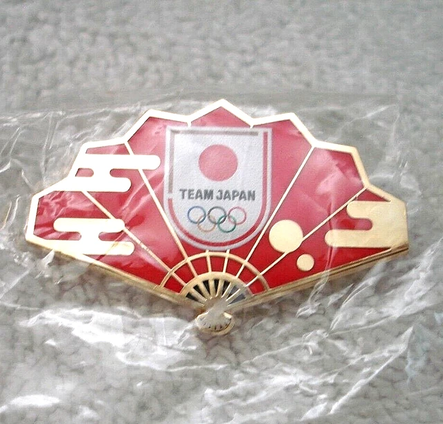 PARIS 2024 OLYMPIC Athlete Team Pin: Japan "Fan" Pin #1 $30.51 - PicClick