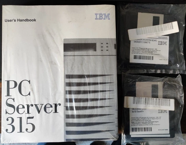 IBM SERVER 315 User's Manual + Floppy Disk EUR 29,00 - PicClick IT