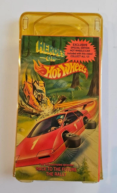 HEROES ON HOT Wheels VHS Tape Only 1991 Race To The Future & The Rally ...