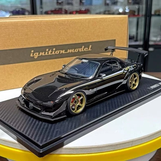 *RARE* IGNITION MODEL 1/18 FEED Mazda RX-7 (FD3S) Black JDM Fujita ...