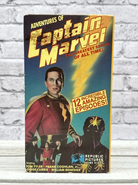 ADVENTURES OF CAPTAIN Marvel 1941 Serial Collection VHS 2 Tape Set £12. ...