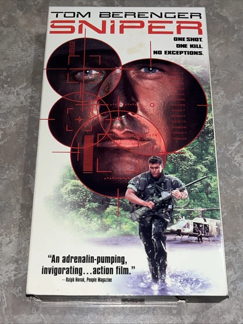 SNIPER (VHS) 1993 Tom Berenger, Billy Zane, J.T. Walsh ***TESTED*** £3. ...