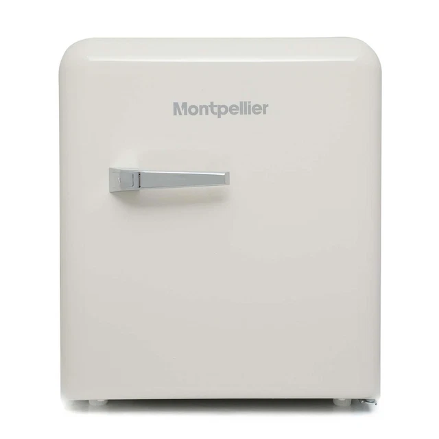 TABLE TOP MINI Fridge In Cream, Retro Design, Drink Cooler ...