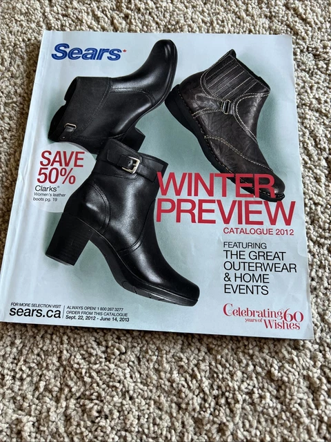 VINTAGE 2012 SEARS Winter Preview Catalog Sale Model September HTF Rare ...