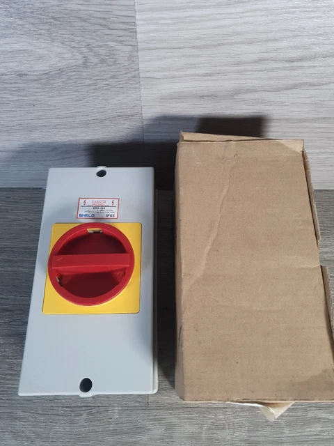 CHINT 63A 3P Enclosed Rotary Isolator Switch £9.99 - PicClick UK