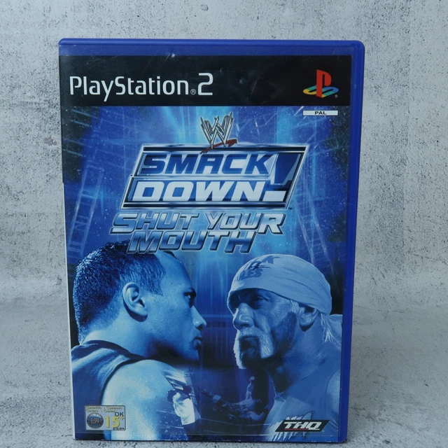 WWE SMACKDOWN SHUT Your Mouth Game for PS 2 Wrestling - Pal version EUR ...