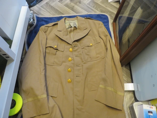 WW2 AMERICAN OFFICERS 1945 Dated Tropical Tunic. £37.08 - PicClick UK