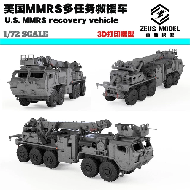 3D PRINTED KIT 1/72/87/144 Scale US Army MMRS Multi-Mission Rescue ...