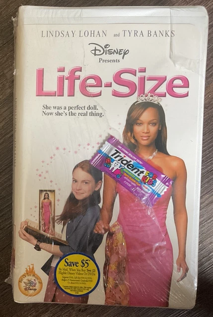 NEW VINTAGE VHS Clam Shell Disney Life-Size Lindsay Lohan Y2K Movie ...