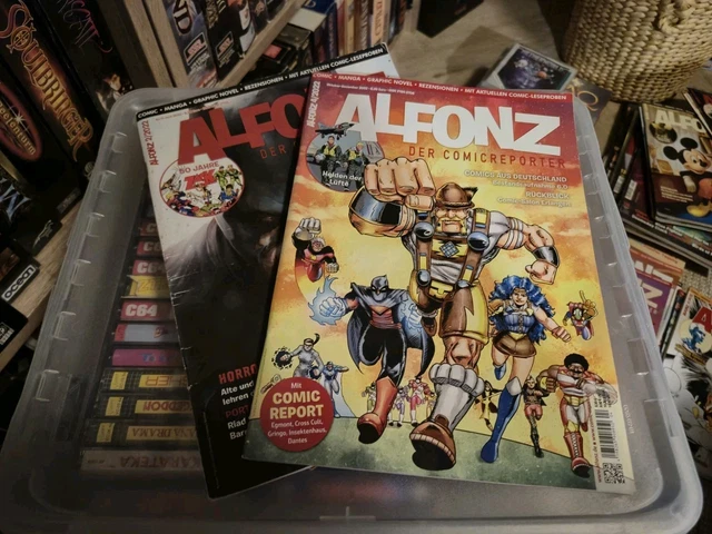 ALFONZ DER COMICREPORTER, 2xComic Magazine, Jahrgang 2022, 2 & 4 ...
