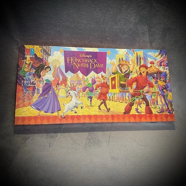 DISNEY'S THE HUNCHBACK of Notre Dame 3D Board Game - MB Games - Sealed ...