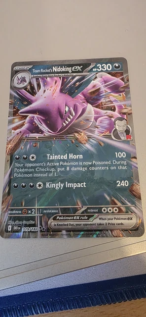 TEAM ROCKETS NIDOKING Ex 119/182 Destined Rivals Pack Fresh Mint Condition £3.28 - PicClick UK