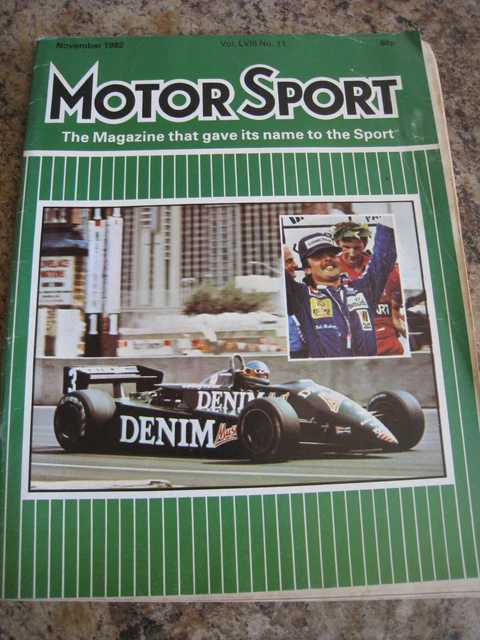 MOTOR SPORT NOV 1982 John Egan The Earl's Avro Jaguar Xj5.3He Aerobatic ...