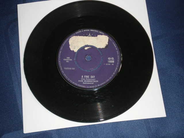 DON ROBERTSON - A Fine Day - 1959 Capitol 7" Single EUR 4,08 - PicClick DE